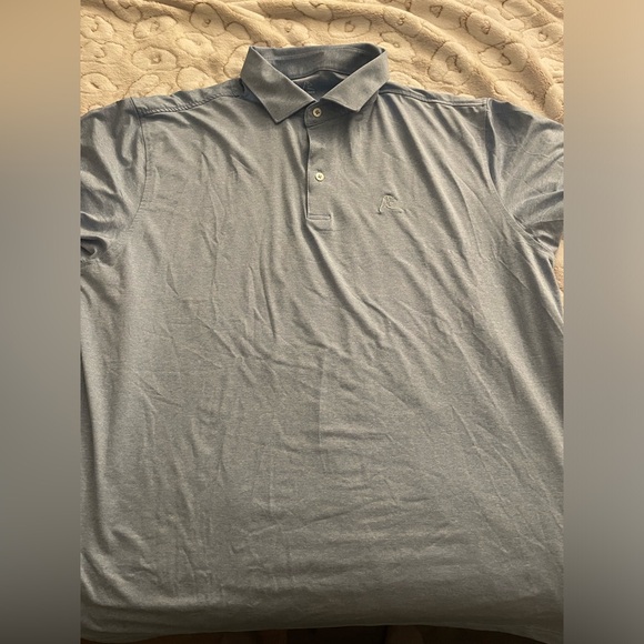 Rhoback | Shirts | Rhoback Mens Performance Polo The Stone Light Blue Heather Extra Large Xl ...